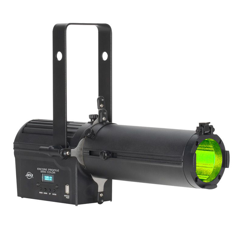 Rock n Roll Rentals - ADJ Mini LED Color Ellipsoidal Spotlight w/Lens ...
